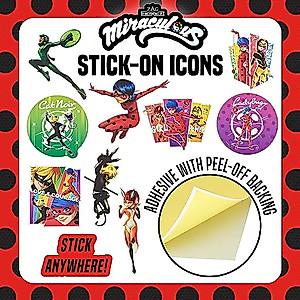 Miraculous 50-Piece Mega Party Pack - All-In-One Party Box For Zag Heroez Themed Birthday Party, Ladybug Party In A Box Celebration Kit, Backdrop and Party Props For Kids Birthday Party