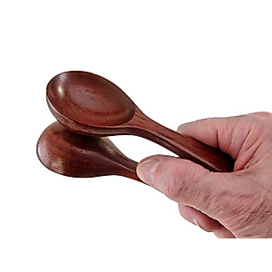 Pea Patch Padauk Musical Spoons (Gumbo Style), Short - w/free instruction booklet