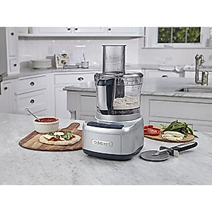 Cuisinart FP-8SV Elemental 8 Cup Food Processor, Silver (Renewed)