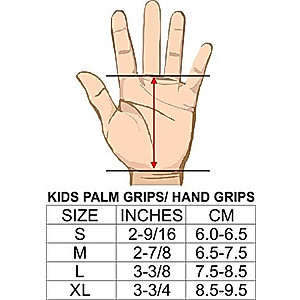 PUSH Athletic Gymnastics Youth Hand Grips (Tye dye, Large)