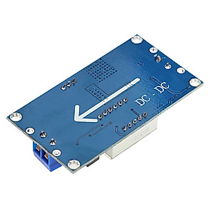 QEBIDUM 2 Pack LM2596 Buck Converter, Switching Regulator Module DC to DC Voltage Step Down Synchronous Adjustable 36V 24V to 12V 5V DIY LM2596S Power Supply Stabilizer Circuit with LED Display