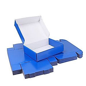 Rempry 12x9x3 Medium Blue Shipping Boxes 20 Pack, Gift Box with Lid for Wraping Presents, Cardboard Boxes for Packaging Small Business