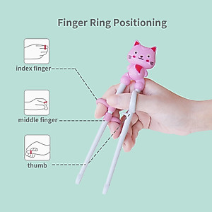 kids Chopsticks, 1 Pair Training Chopsticks for Kids with Case, Learning Practice Beginners Chopsticks