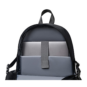 Teecho Cute Backpack for Girl Fashion Waterproof Daypack for Women Black