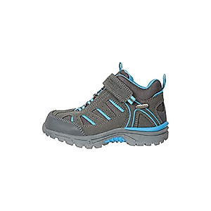 Mountain Warehouse Drift Junior Kids Hiking Boots - Waterproof Shoes Grey Kids Shoe Size 12 US