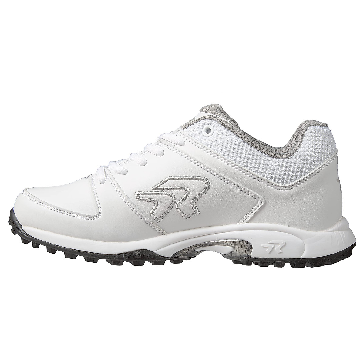 Ringor - Women's Flite Turf Softball Shoe (8.0 - White/Silver)