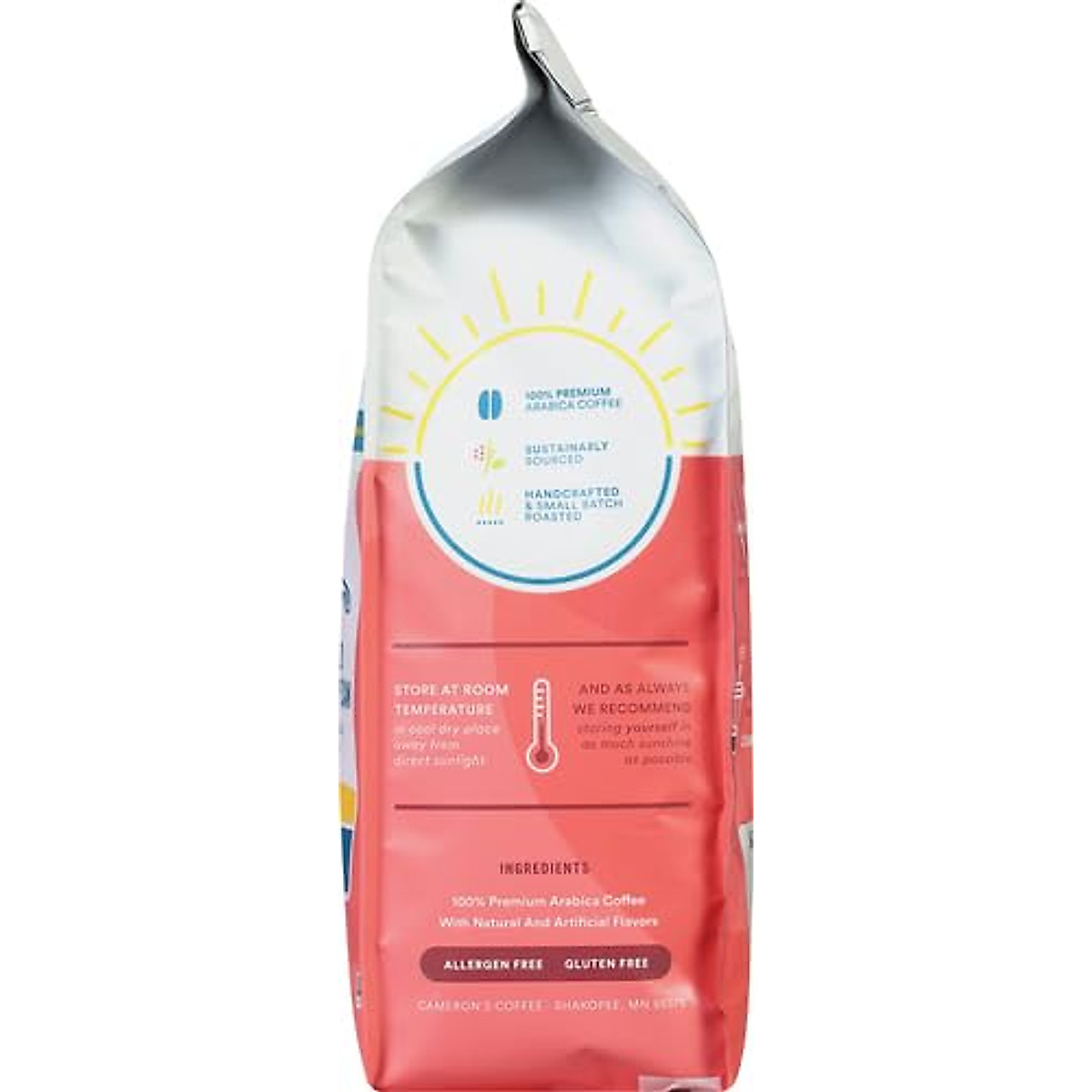 Cameron's Coffee Roasted Ground Coffee Bag, Flavored, Toasted Southern Pecan, 12 Ounce