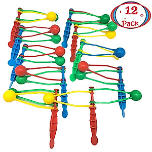 Mini Colorful Clackers (12 Pack) 4" Perfect Noisemakers for Parties, Sporting Events, Graduation Celebrations, Birthday Surprise Party or any other Noise Requiring Occasion!