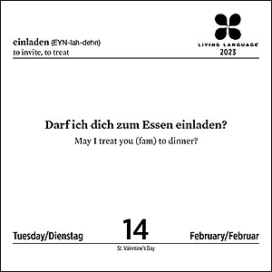 Living Language: German 2023 Day-to-Day Calendar: Daily Phrase & Culture