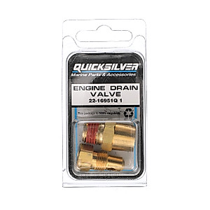 Quicksilver 16951Q1 Stern Drive or Inboard Engine Block or Manifold Brass Drain Plug