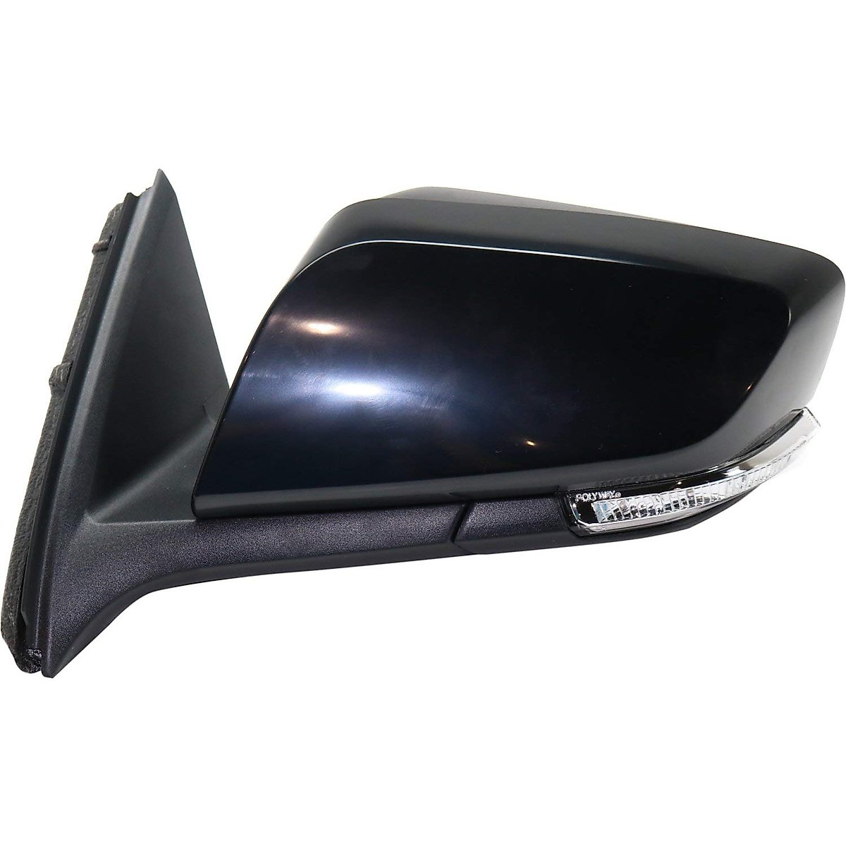 Kool Vue Driver Side Power Heated Mirror for Chevrolet Impala 2014-2020 With Signal Light & Puddle Lamp; Without Blind Spot Light, Memory & Auto-Dimming Paintable