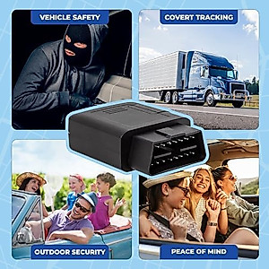 Brickhouse Security GPS Tracker for Vehicles- TrackPort OBD II Tracking Device- Tracker for Car Location and Speed- Mini OBD GPS Tracker for Vehicles- GPS Trackers- Subscription Required