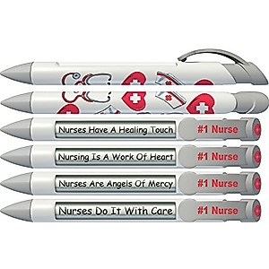 Greeting Pen Nurse Appreciation Ballpoint Retractable Pen (9019)