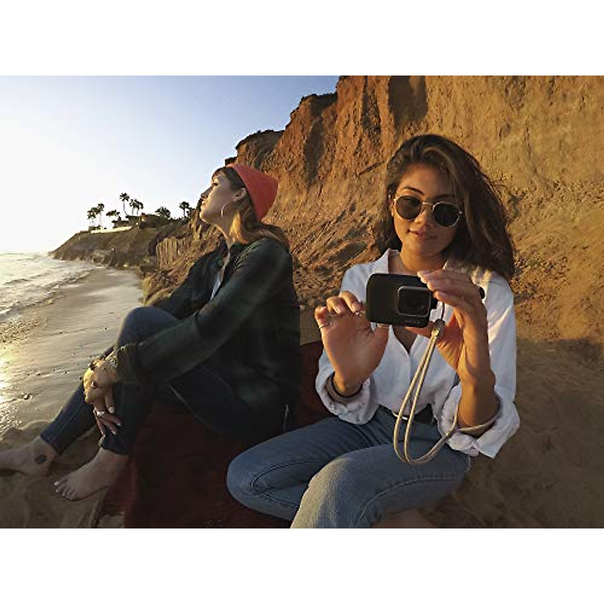 GoPro Sleeve + Lanyard in Blackout (HERO7 Black/HERO7 Silver/HERO7 White/HERO6 Black/HERO5 Black) - Official GoPro Accessory