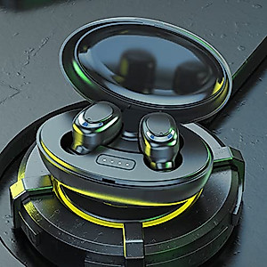 Wireless Earbuds with Charging Case, Bluetooth 5.2 Headphones, Stereo Earphones in-Ear Built-in Mic Headset Premium Deep Bass for Sport