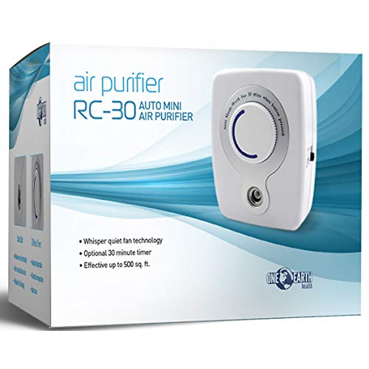 Ozone Generator Air Purifier: Ozone Machine for Home With 30 Minute Timer. Ozone Cleaner For Home, Work and Travel