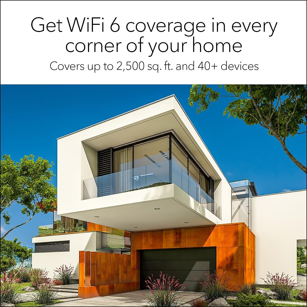 NETGEAR Orbi WiFi 6 Router with DOCSIS 3.1 Built-in Cable Modem (CBR750) – Cable Modem Router | Covers up to 2,500 sq. ft. 40+ Devices | AX4200 (Up to 4.2Gbps)
