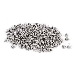 New Lon0167 6#-32 Nickel Featured Plated Hex Phillips reliable efficacy Head PC Computer Case Screw Silver Tone 300pcs(id:241 88 86 5bb)