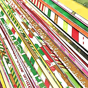 Paper Bead Strips 100 Half Inch Beading Strips for Making Paper Beads