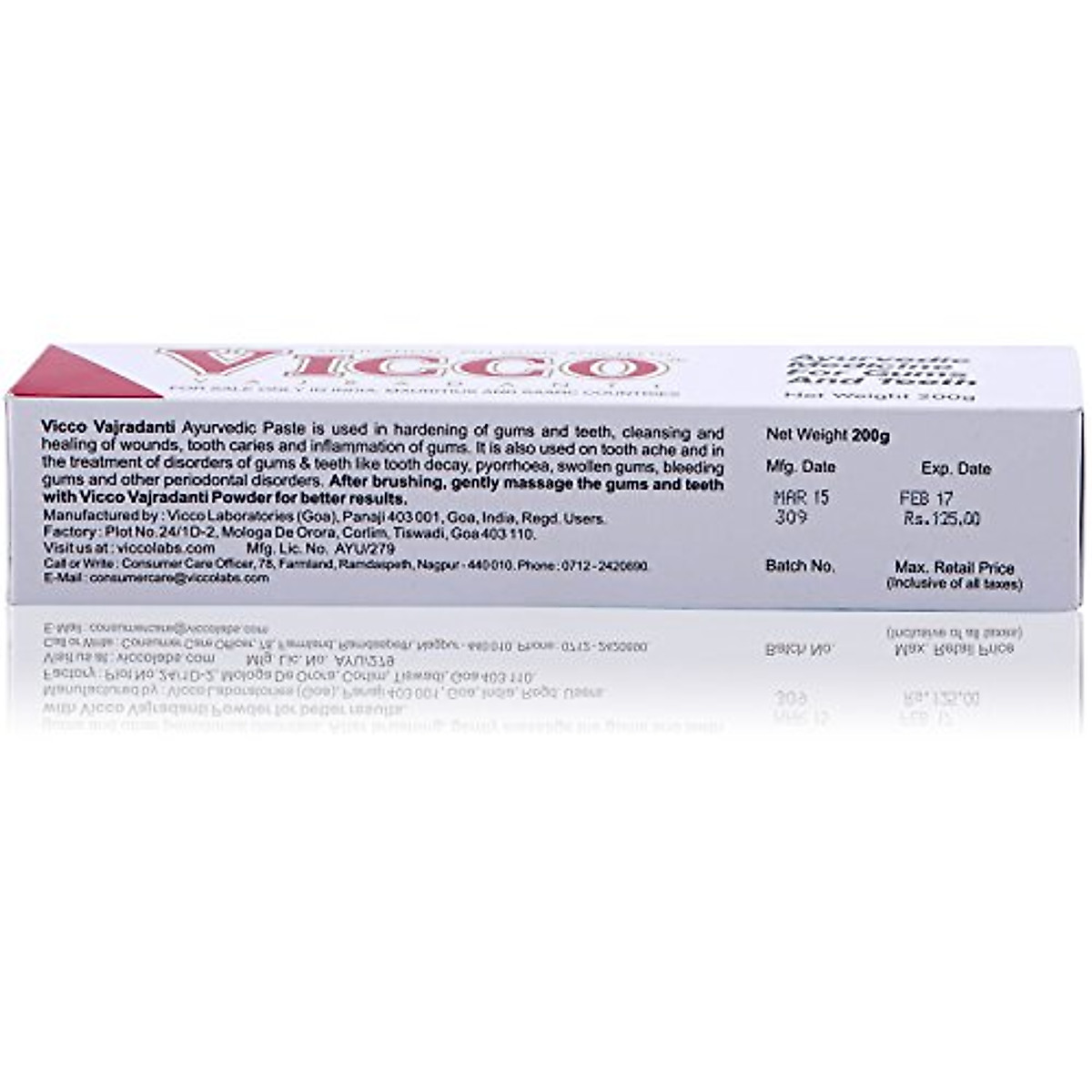 VICCO VAJRADANTI TOOTHPASTE