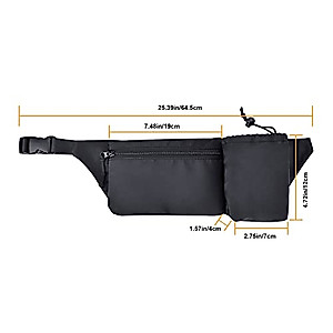 iGuerburn Breast Pump Fanny Pouch for Medela Freestyle Flex Parts and Elvie Stride, Medela Freestyle Accessories Fanny Bag, Hands Free Fanny Pack Waist Pack with Adjustable Belt, Fits for Working Moms