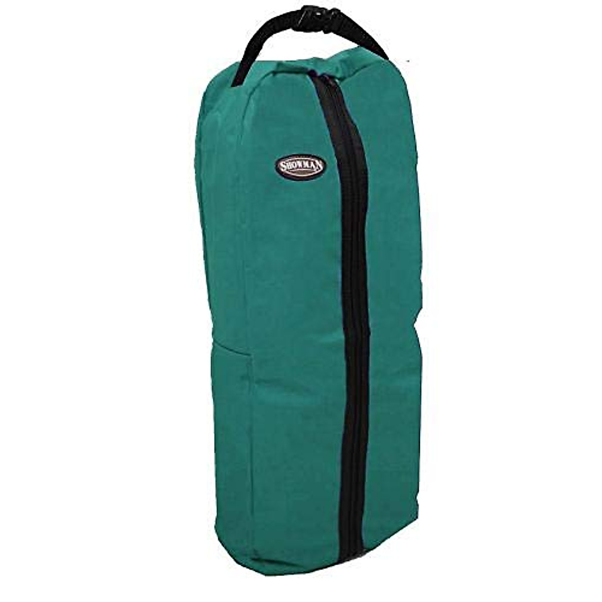 Showman Teal Durable Nylon Halter Bridle Rein Handle Front Zipper Carry Bag