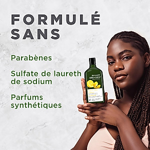 Avalon Organics Clarifying Lemon Shampoo, 11 oz. (Pack of 2)