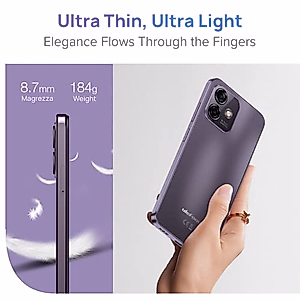 Ulefone Note 16 Pro | 2023 | Unlocked Cell Phone, Android 13, Octa-core 16GB + 128GB, 6.52" Screen Phones Unlocked, 50MP Dual Camera, 4400mAh Battery, Dual 4G, Fingerprint Unlock, OTG, Black