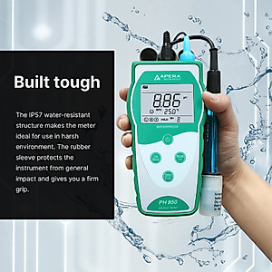 Apera Instruments Value Series PH850 Portable Handheld pH Meter Kit (AI5510)