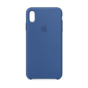 Apple iPhone XS Max Silicone Slim Fit Case - Delft Blue, 6.46 Inches