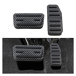 JEMETA 2Pcs/Set at Car Pedal Cover Fit for Auto Pedals Fit for Vezel HRV HR-V 2016-2022 Fit Jazz 2011-2019 City 2015-2019 Parts Replacement Parts