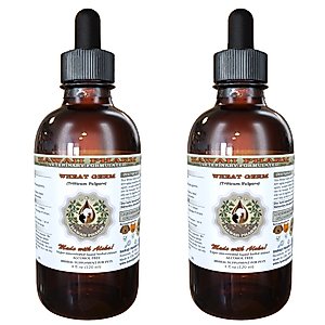 Wheat Germ, Veterinary Natural Alcohol-Free Liquid Extract, Pet Herbal Supplement 2x4 oz