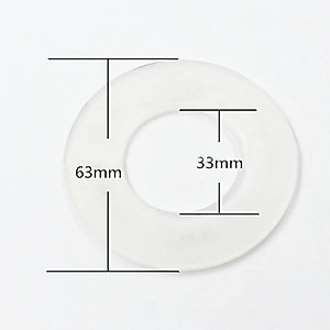 5pcs Seal Washer for Geberit Silicone Rubber Flush Valve Seal Washer Diaphragm 816.418.00.1