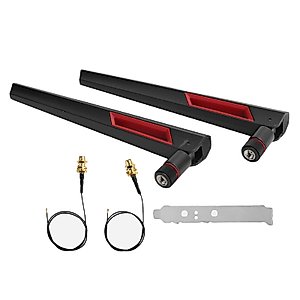 IPEX4 to SMA Cable, 2Pcs AC88 Antenna for M.2 Bluetooth External Extension, for Support NGFF 802.11a, 802.11b, 802.11g, 802.11n, 802.11ac, Bluetooth Card