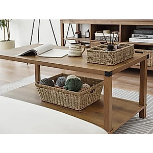 StorageWorks Jumbo Wicker Basket & StorageWorks Large Wicker Baskets