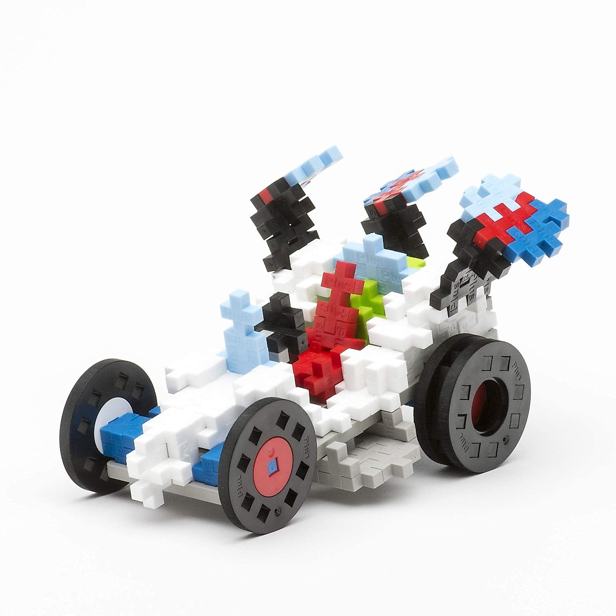 PLUS PLUS - Learn to Build Vehicles, 360 Pieces - Construction Building Stem / Steam Toy, Interlocking Mini Puzzle Blocks for Kids