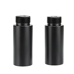 CAMVATE 5/8"-27 Female to 5/8"-27 Male Microphone Screw for Blue Yeti Nanos Mounting on Standard Blue Yeti Shock Mounts(2 inch, 2 Pieces) - 2553