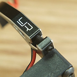 Yeah Racing Aluminum 7075 Fan Mount w/ YA-0327 40mm Tornado Fan for 540 Motor Black #YA-0526BK