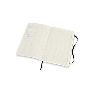 Moleskine PRO Notebook, Soft Cover, Large (5" x 8.25") Professional Project Planning, Black, 192 Pages