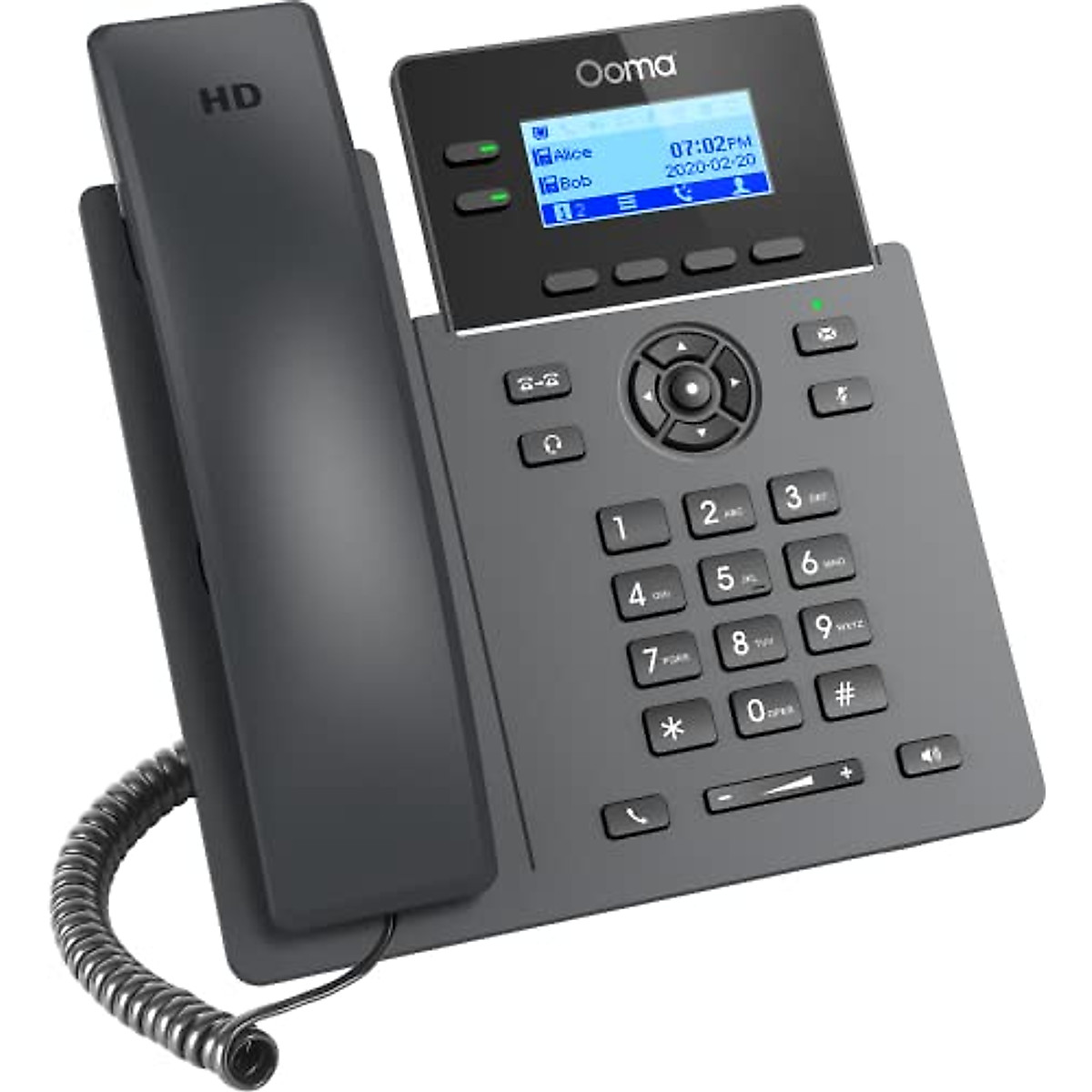 Ooma Office 2602 Business IP Desk Phone. Works only with Ooma Office Cloud-Based VoIP Phone Service with Virtual Receptionist, Desktop app, Video conferencing, Call Recording. Subscription Required.