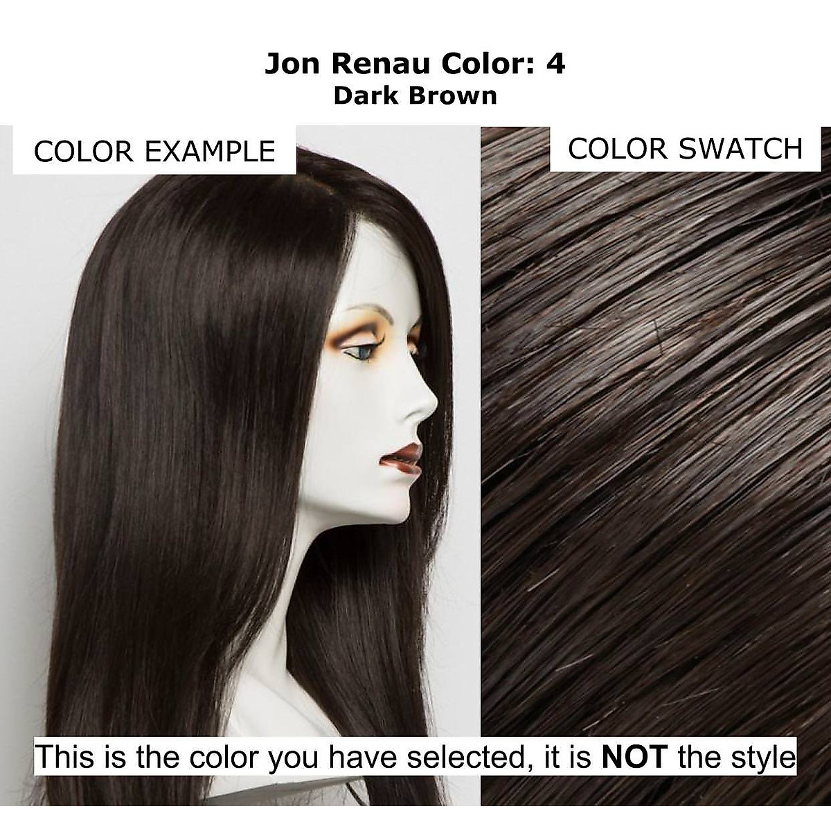 Bundle - 8 item: January Petite Wig by Jon Renau, Christy's Wigs Q & A Booklet, 2oz Travel Size Wig Shampoo, Conditioning Spray, Flexible Spray, HD Smooth, Wide Tooth Comb & Wig Cap - Color: 4