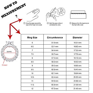 TOPGRILLZ Pink Heart Baguette Rings 14K Gold Silver Plated 5A+ Cubic Zirconia Iced Out Bling Promise Wedding Band Love Rings For Women Fashion(Rose Gold, 8)