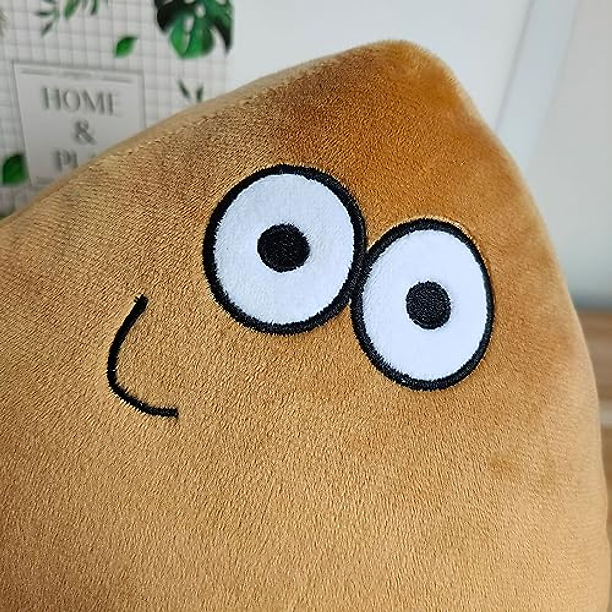 Fublazeze Pou Plush Toys Cute Cartoon Stuffed Animals 20cm Alien Pou Plushie Figure Game Plush Toy Cartoon Stuffed Animal Soft Doll Pillow Kid Children Birthday 7.9inch