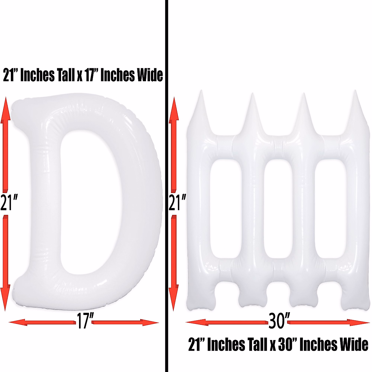 Defense Sign 2 pcs D + Fence | Defense Sports Sign | Football D Fense, Basketball D Fense | Baseball D Fense, Inflatable D-Fence sign| Sports Party Decoration | Defense Gameday Decoration | BASHOUT