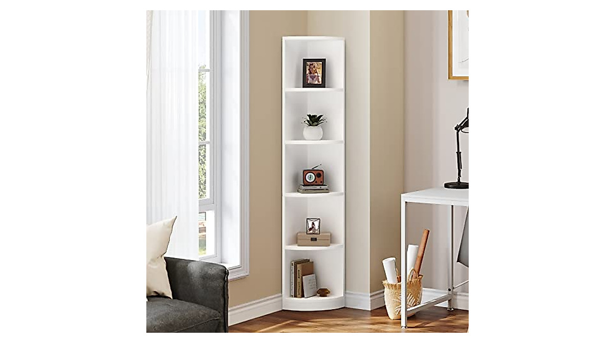 YITAHOME 5-Tier Corner Shelf - Modern Storage Solution