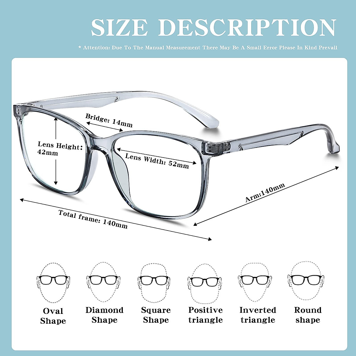 Oilway Blue-Light Blocking Glasses for Women Men - 3Pack Computer Reading/Gaming/TV/Phones Glasses Anti Eyestrain & UV Glare