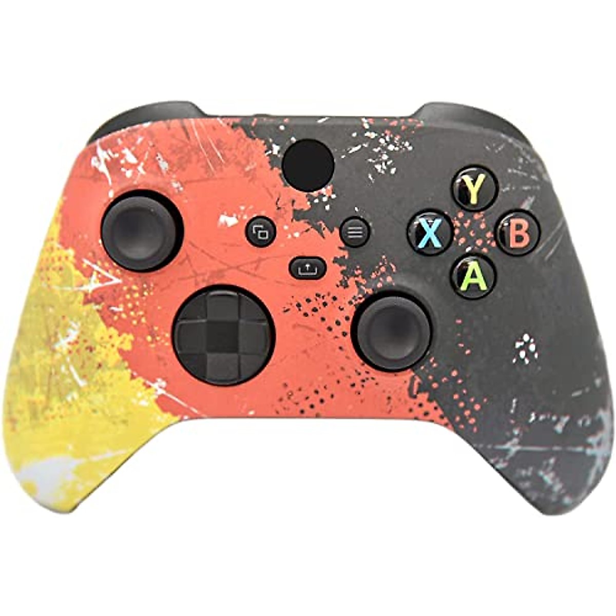 Hand Airbrushed Fade Custom Controller Compatible with Xbox Series X/S & Xbox One (Series X/S German Flag)