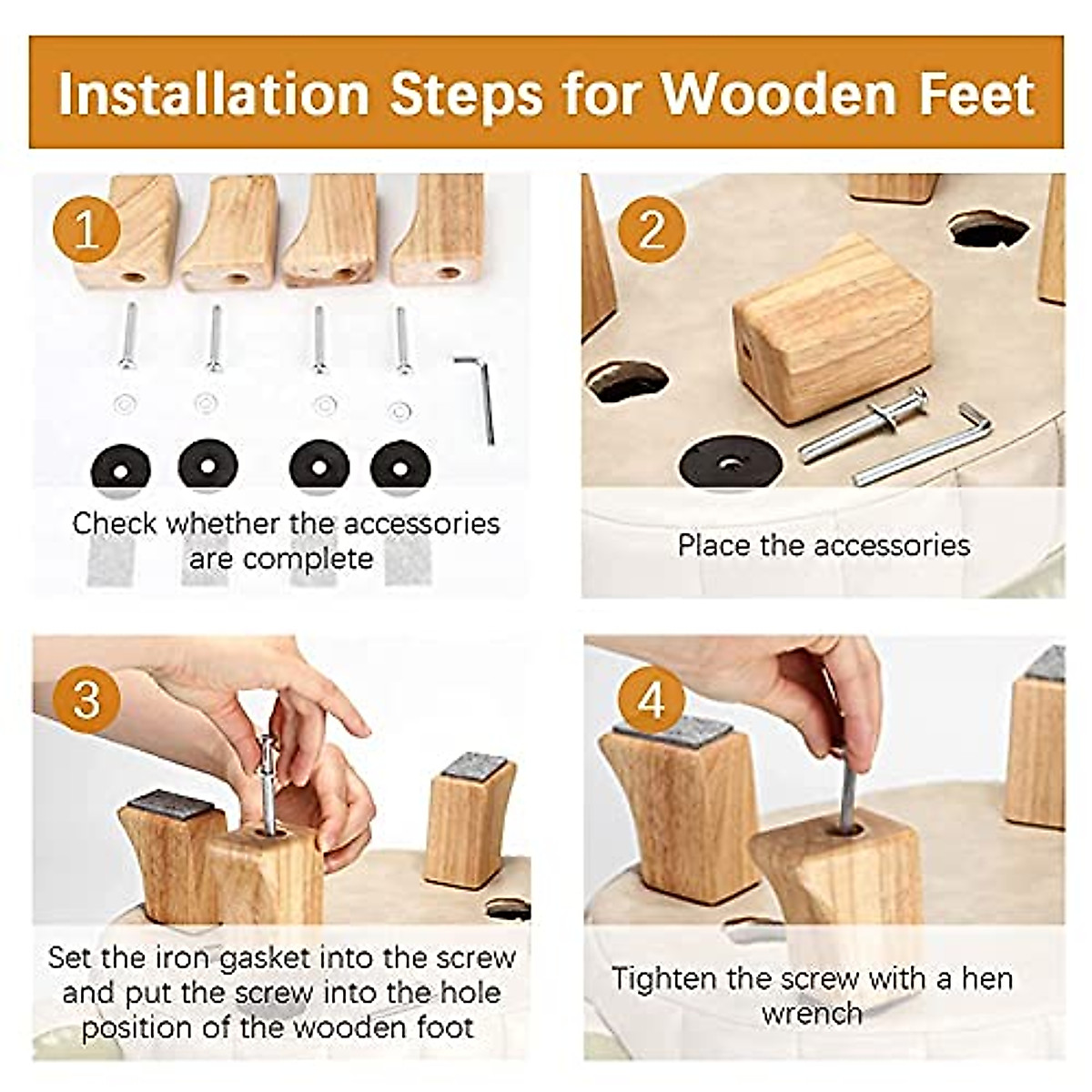 Kelendle Animal Footstool Turtle Upholstered Ottoman PU Leather Pouf Wood Foot Stool Rest for Living Room Bedroom Sofa Bench Seat Chair, Grass (Large, Brown)