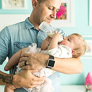 Evenflo Feeding Premium Proflo Vented Plus Polypropylene Baby, Newborn and Infant Bottles - Helps Reduce Colic - Clear, 4 Ounce (Pack of 6)