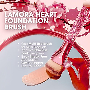 Blending Liquid Makeup Foundation Brush - Kabuki Contour Brush, Face Buffing Brush With Pro Quality Synthetic Dense Bristles For Stippling Mineral Cream, Powder, Blush